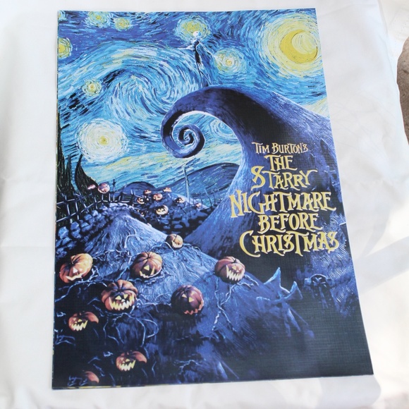 Art | Jack Sally Jack And Sally Nightmare Beforevincent Van Gogh Starry ...